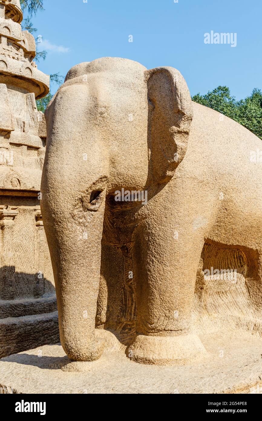 Pancha Rathas (Five Rathas) of Mamallapuram, an Unesco World Heritage ...