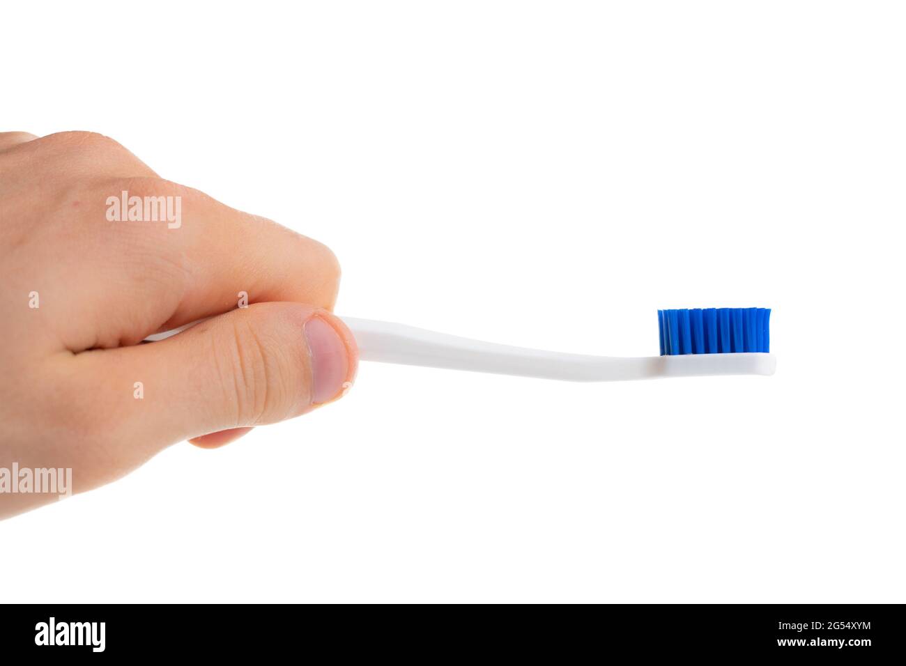 simple color toothbrush isolated on white background Stock Photo - Alamy