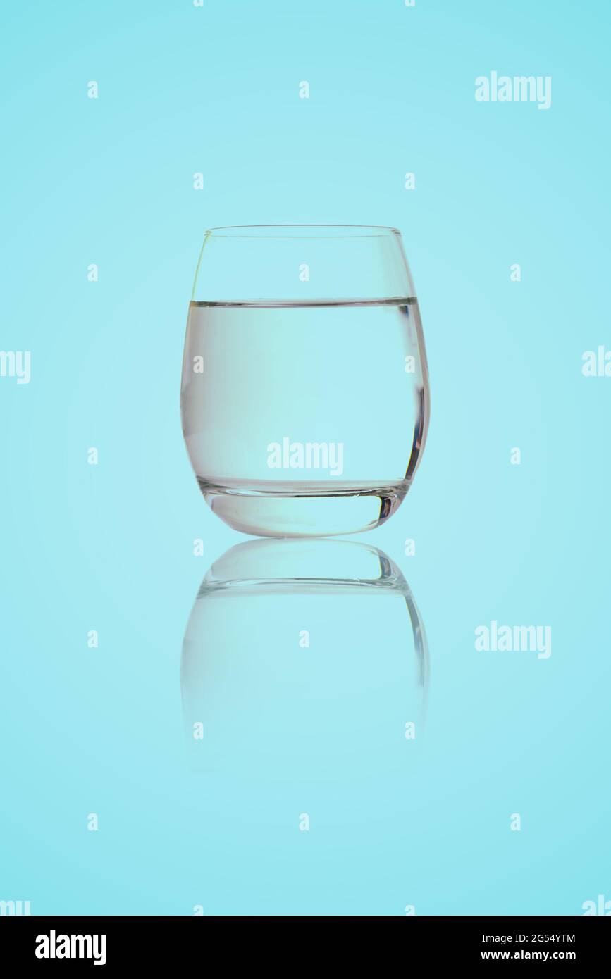 a simple glass of water isolated on white. fresh cool drink Stock Photo ...