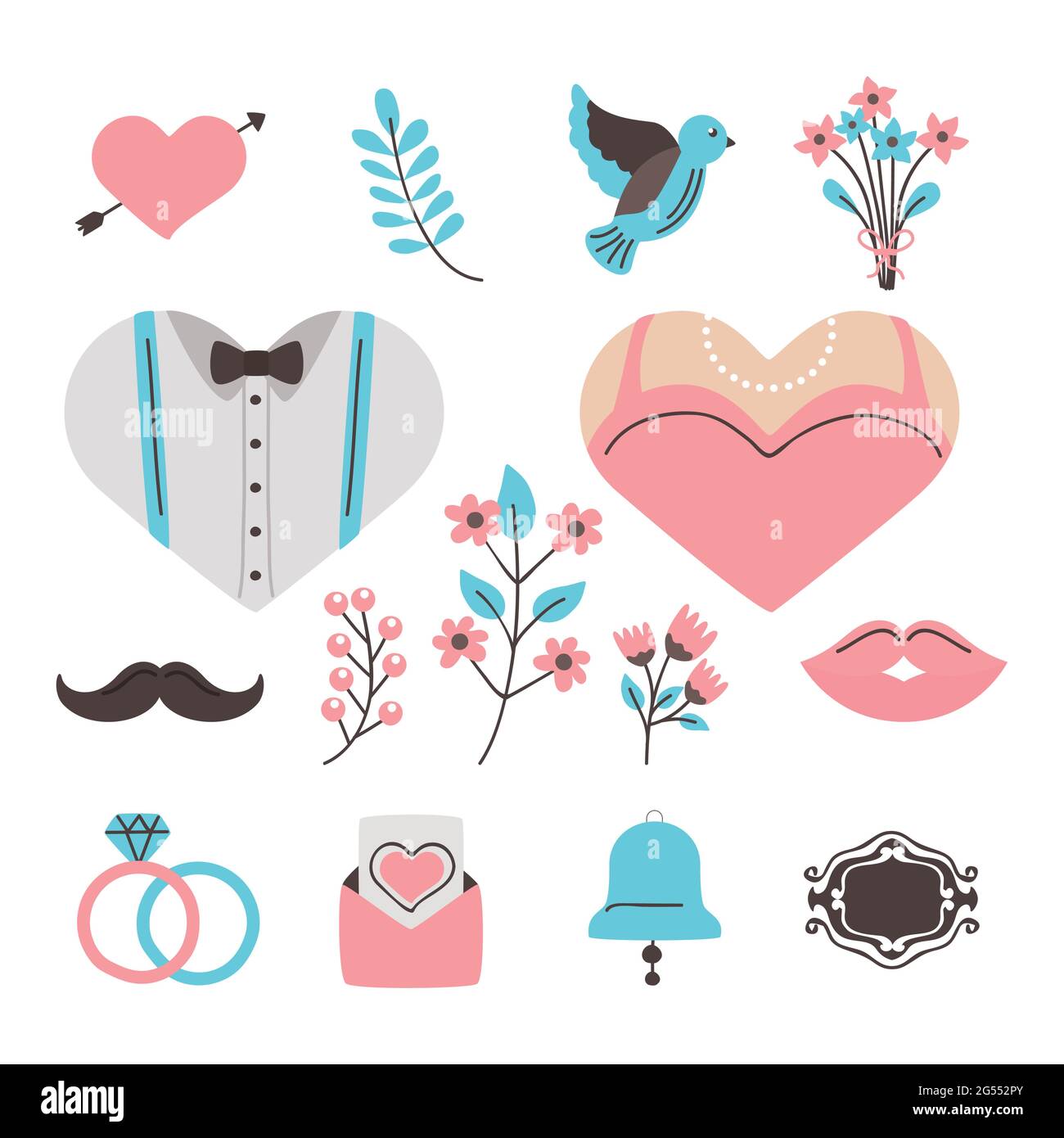 Group wedding ceremony Stock Vector Images - Alamy