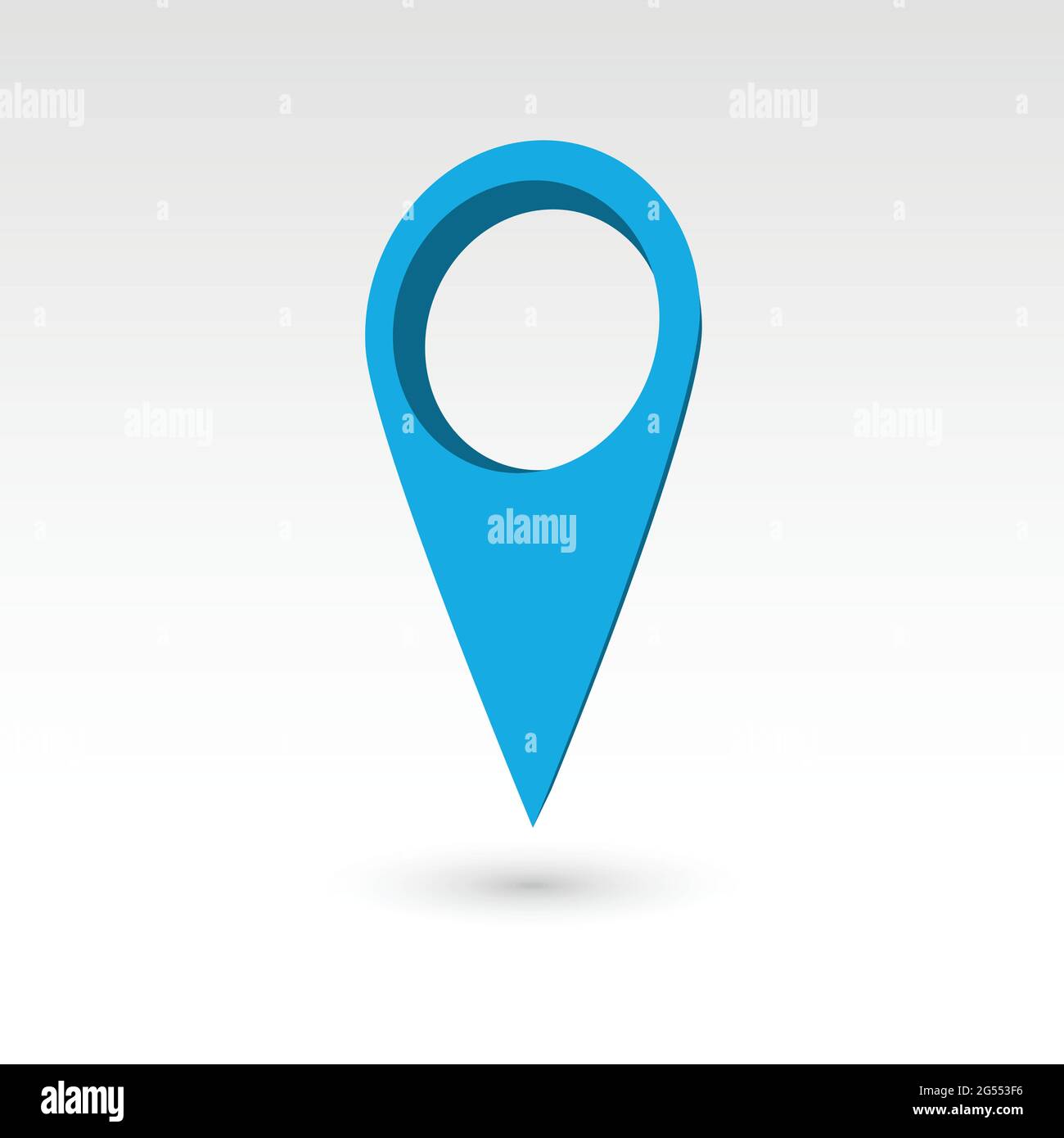 Map pointer - 3D vector object Stock Vector Image & Art - Alamy