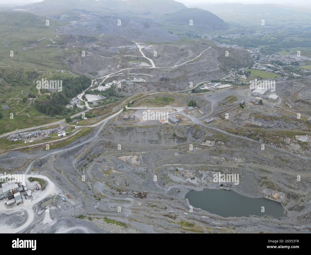 Blaenau ffestiniog slate mine hi-res stock photography and images - Alamy