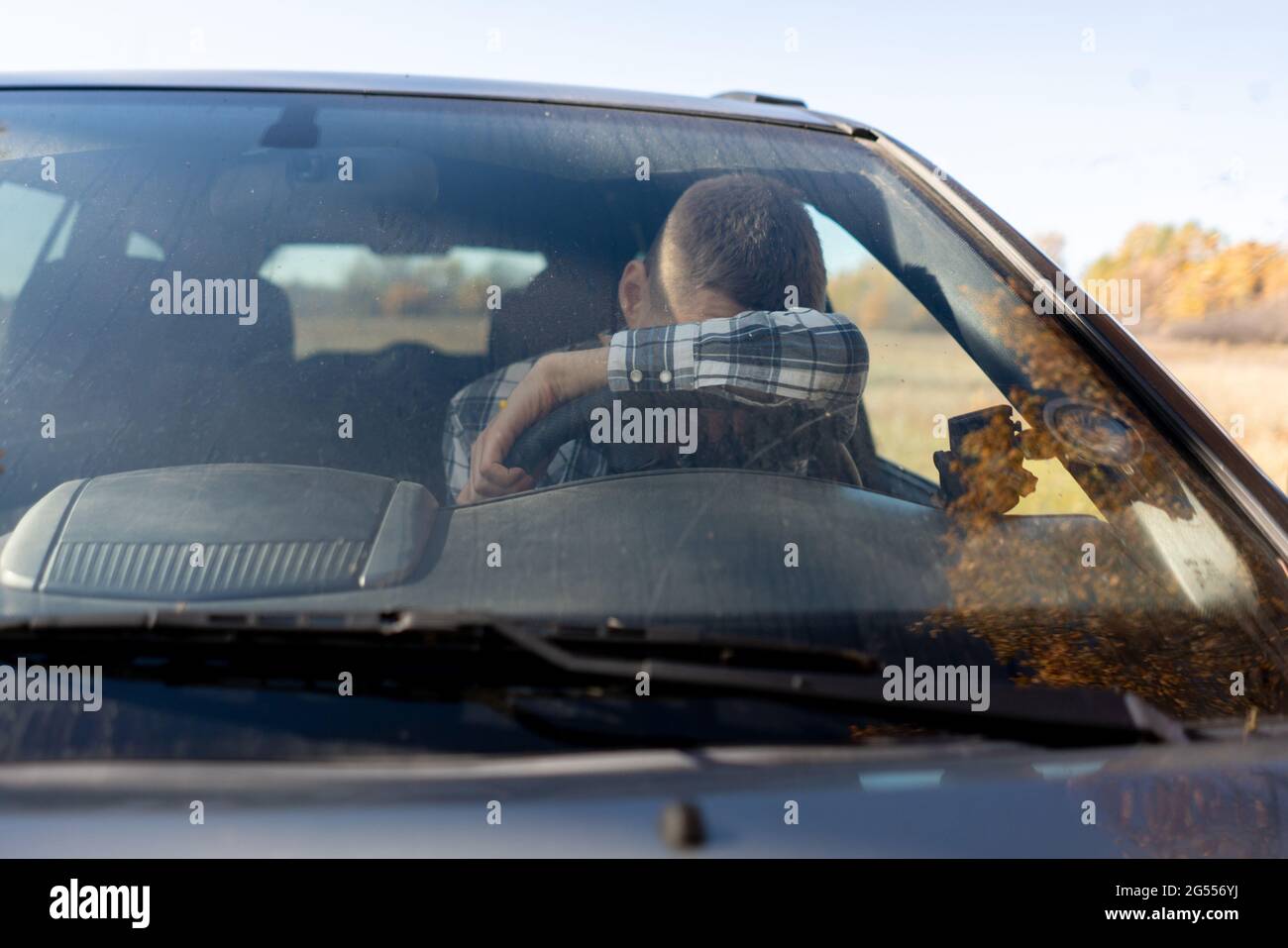 Driver having a rest hi-res stock photography and images - Alamy
