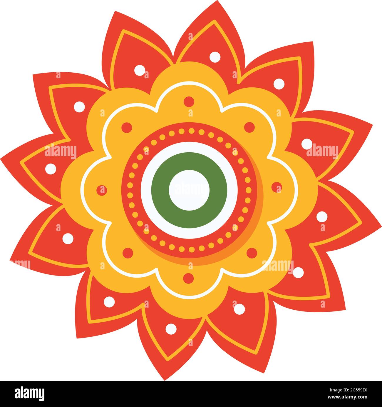 Indian Art Patterns Flowers