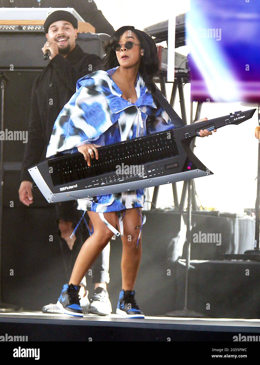 New York, NY, USA. 25th June, 2021. H.E.R.performs on the NBC Today ...