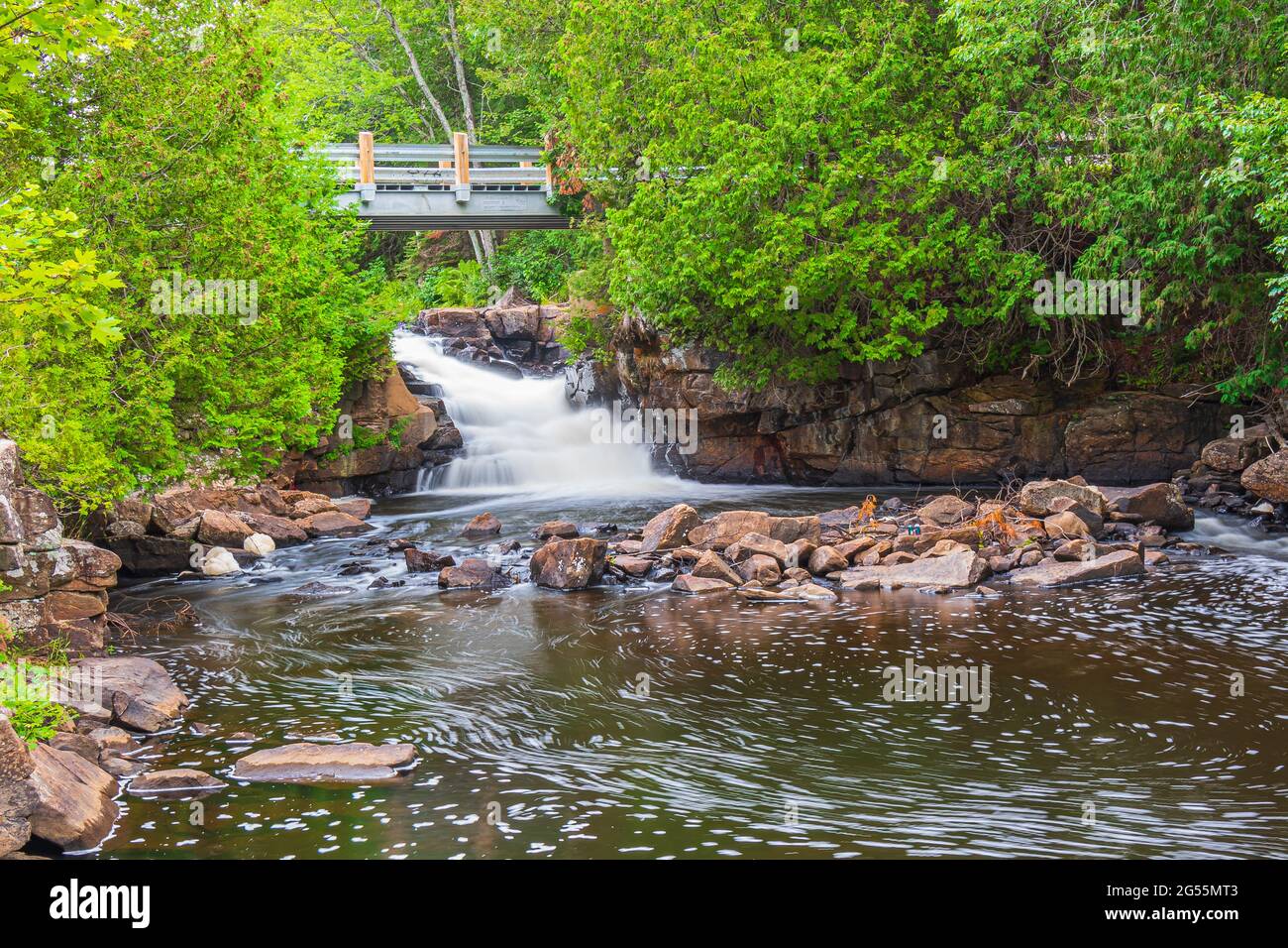 Ritchie Falls Minden Hills Ontario Canada in summer Stock Photo - Alamy