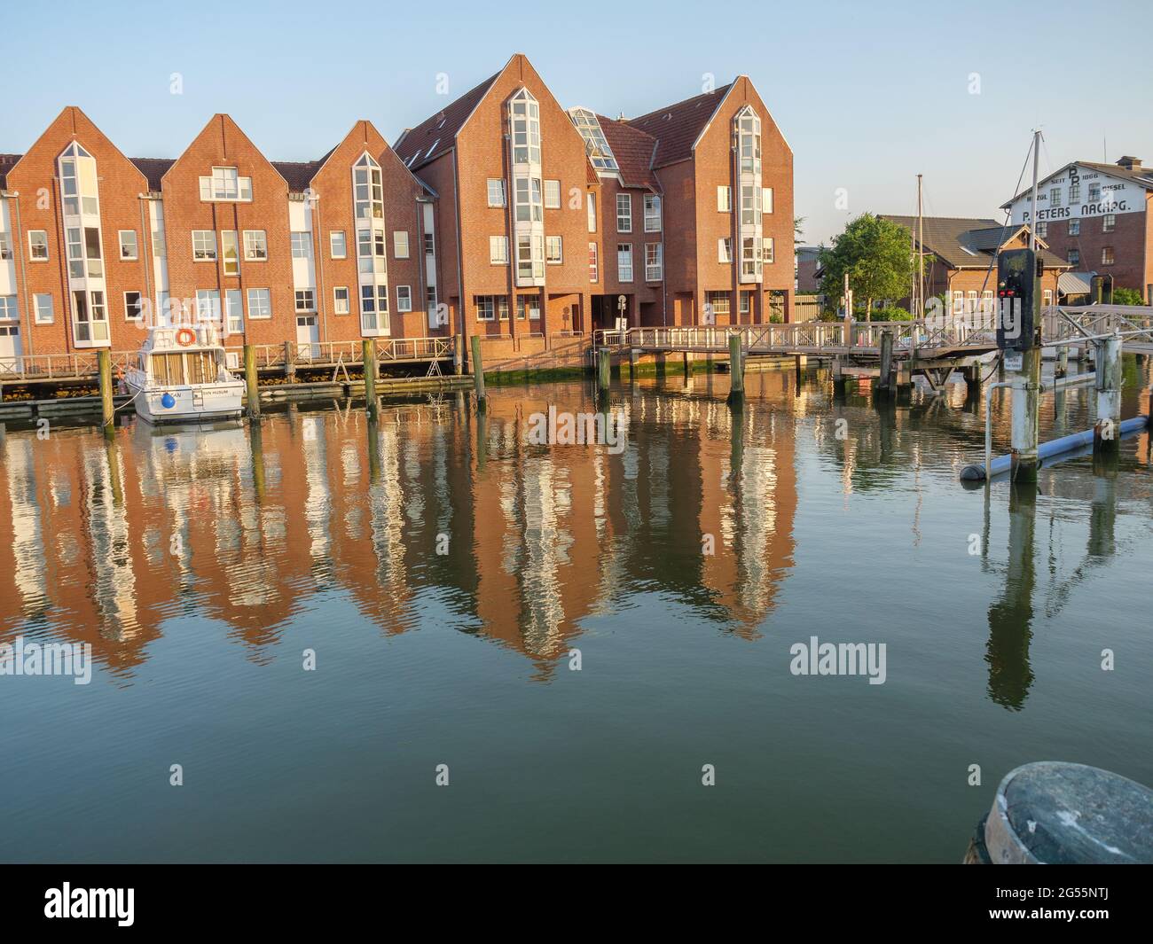 the city of husum at the north sea Stock Photo - Alamy