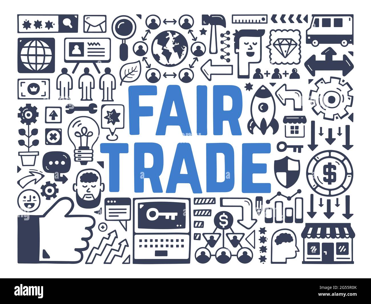 Fairtrade movement Stock Vector Images - Alamy