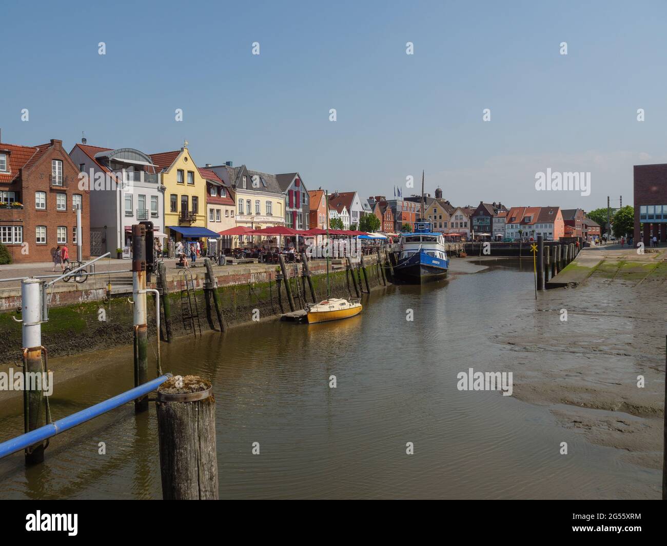 the city of husum at the north sea Stock Photo - Alamy