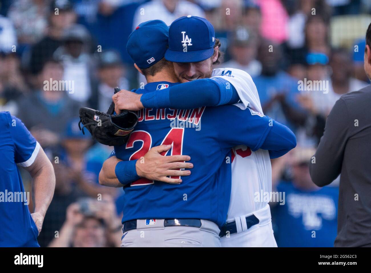 Los Angeles, United States. 24th June, 2021. Los Angeles Dodgers center ...