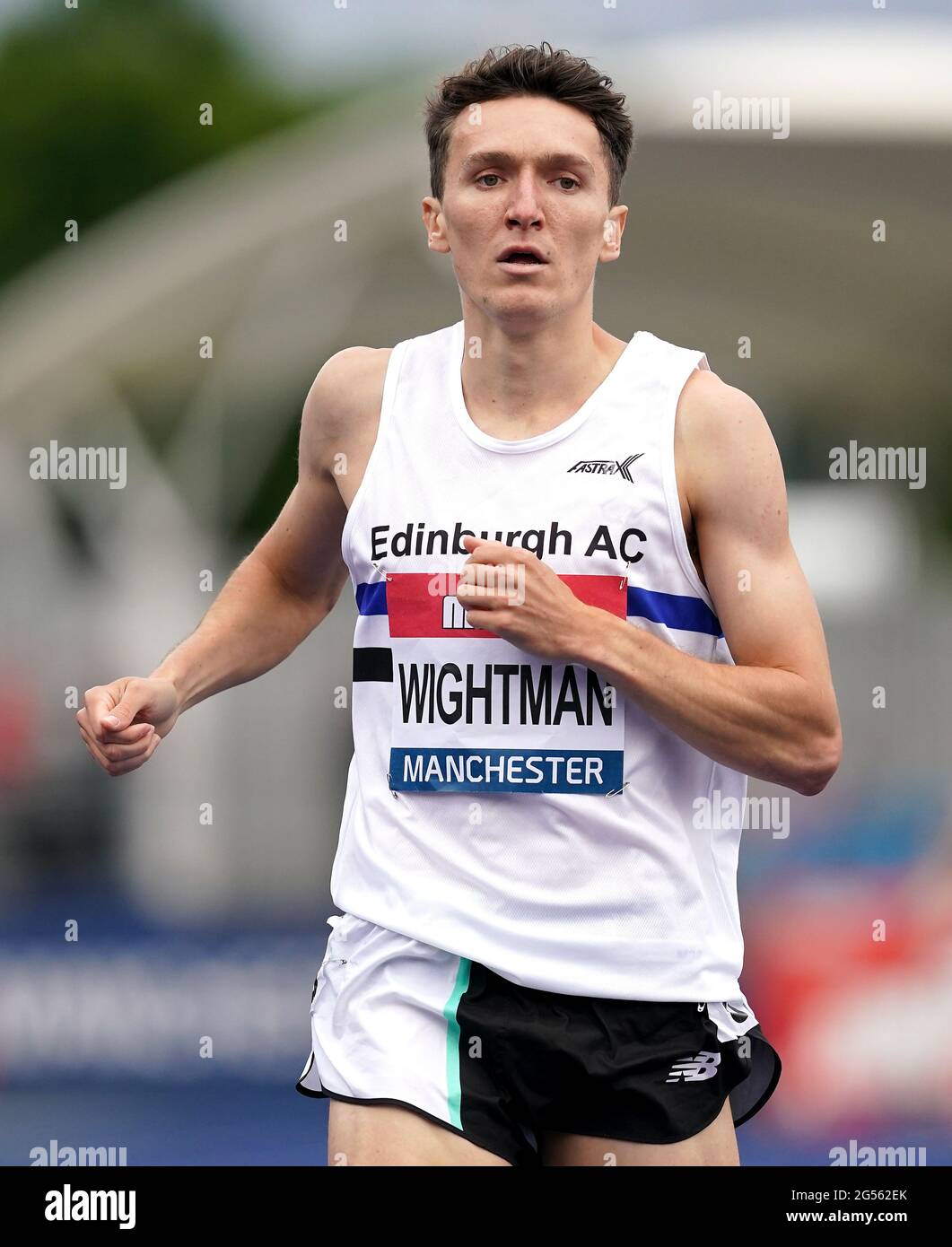 Jake Wightman wins the 1st heat of the 1500m during day one of the ...