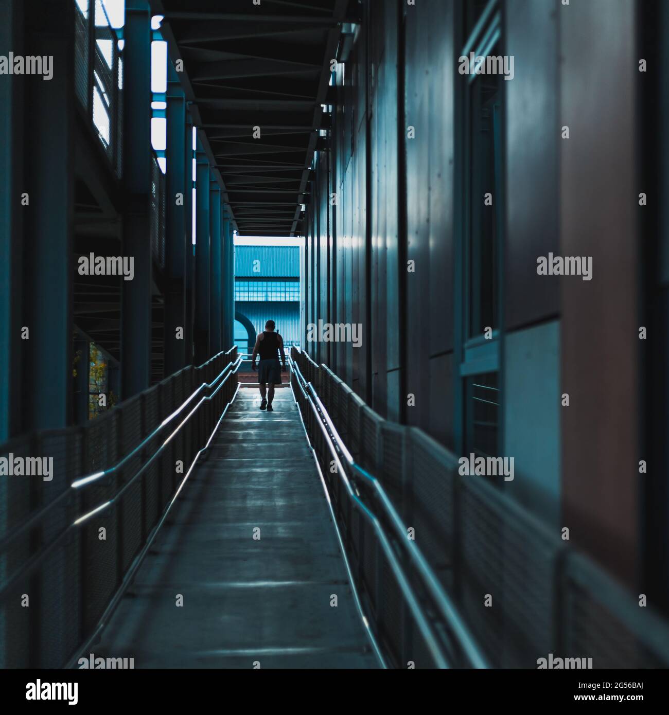 People gangway steel construction design hi-res stock photography and ...