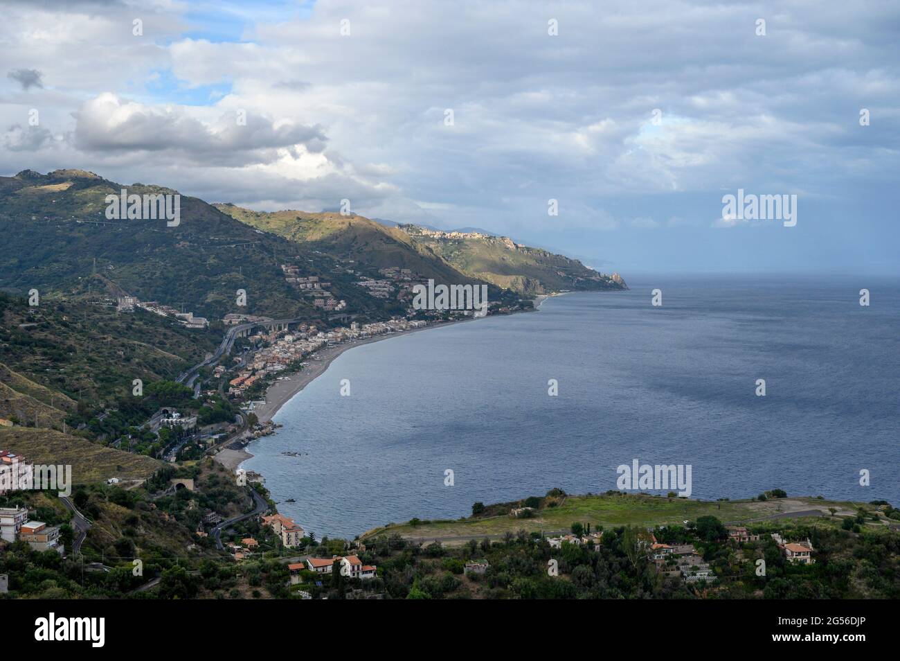 View of Mazzeo resort, Sicily, Italy Stock Photo - Alamy