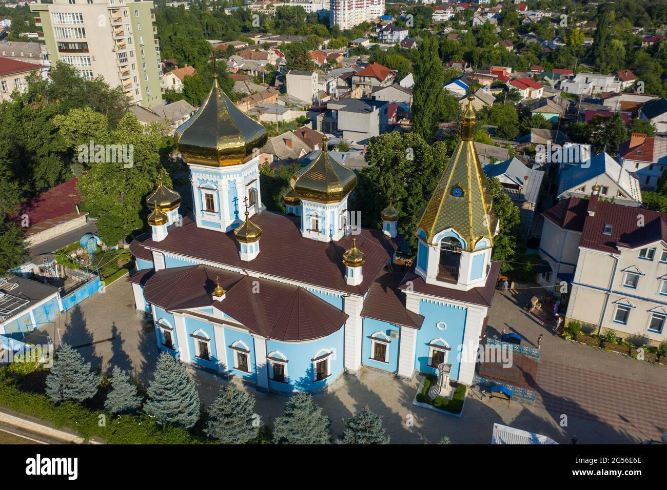 Ciuflea AKA Sf Teodor Tiron Monastery view Stock Photo - Alamy