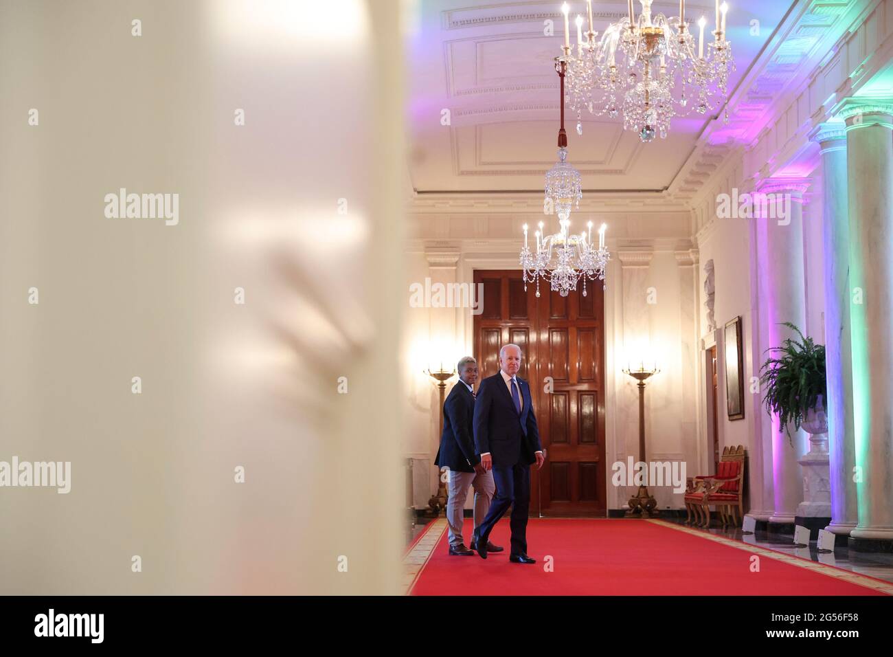 President Joe Biden joined by a 16-year-old transgender advocate ...