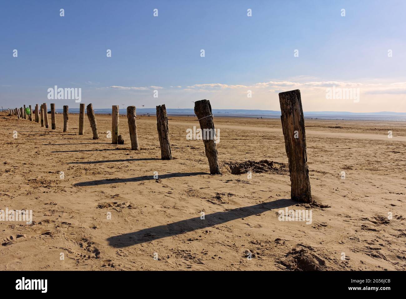 Berrow beach hi-res stock photography and images - Alamy