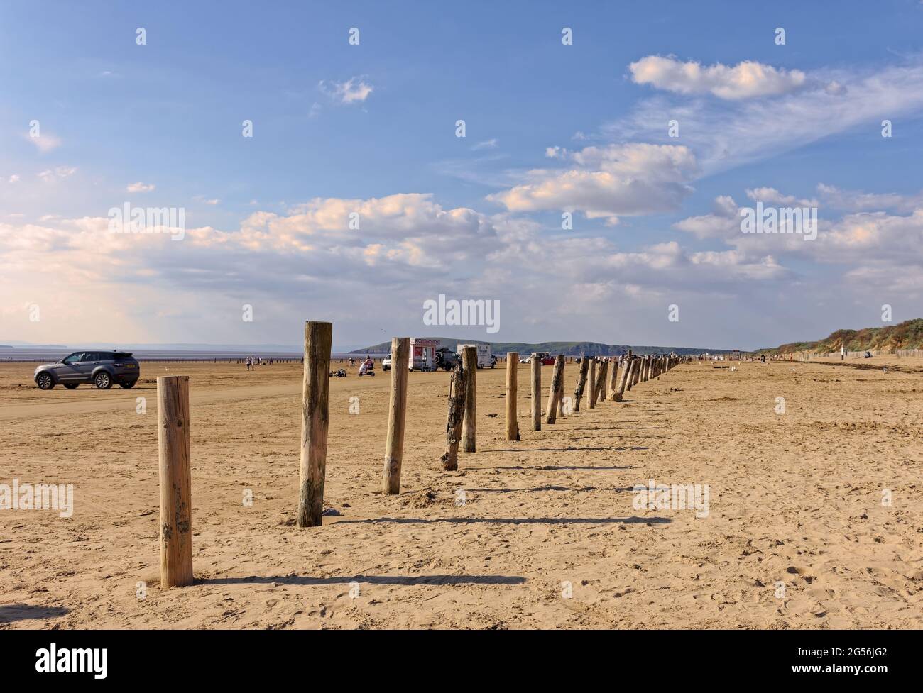 Berrow beach hi-res stock photography and images - Alamy