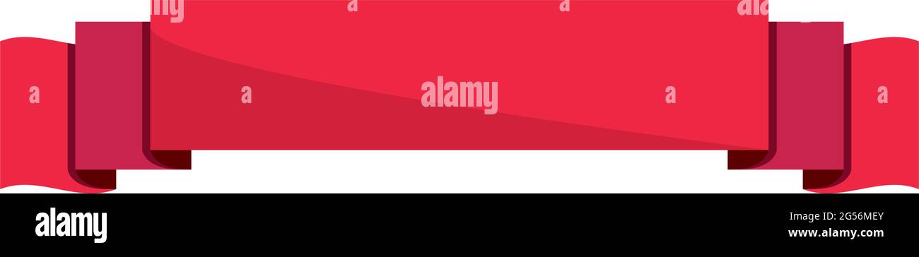 red ribbon emblem Stock Vector Image & Art - Alamy