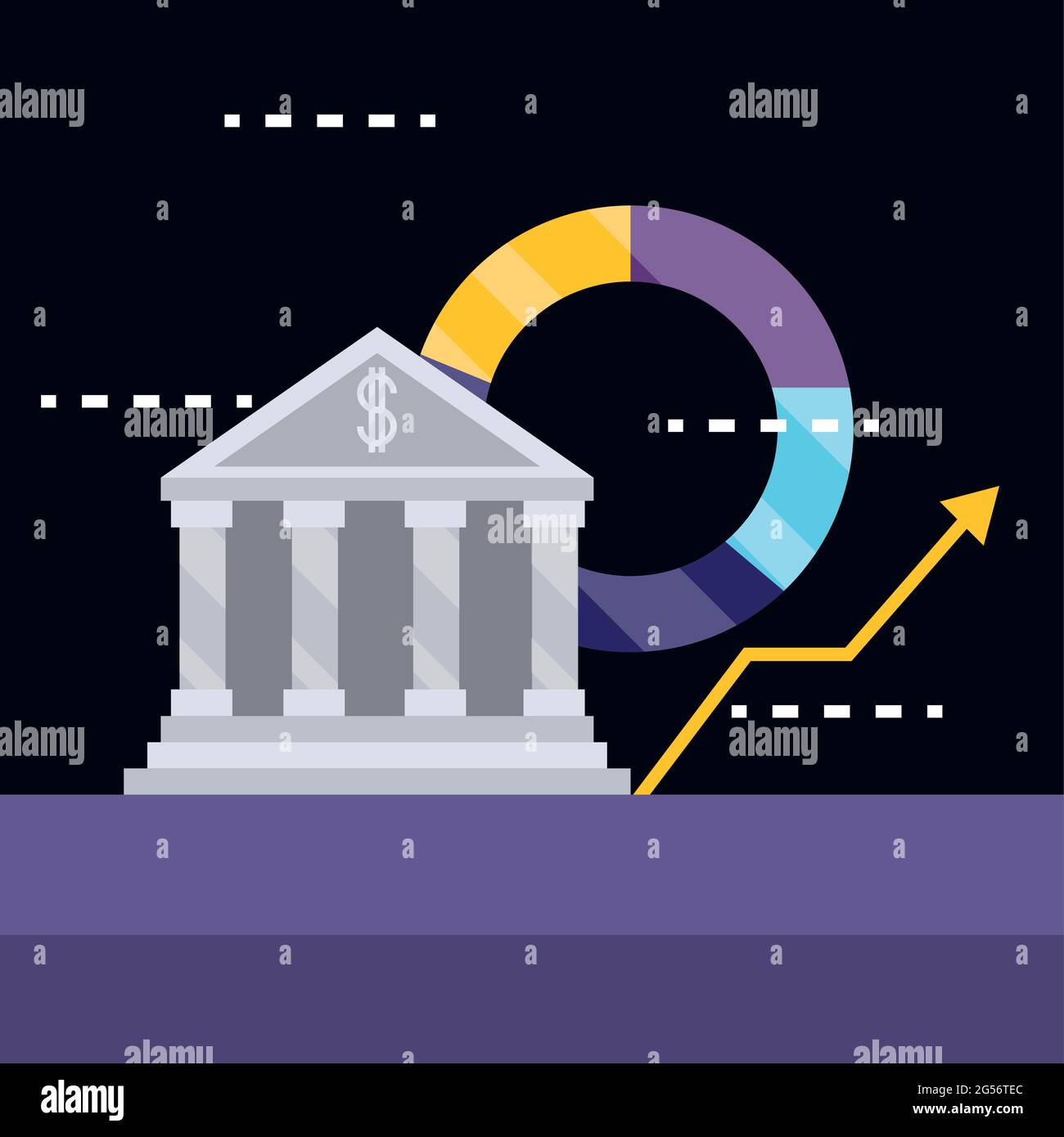 financial bank chart Stock Vector Image & Art - Alamy