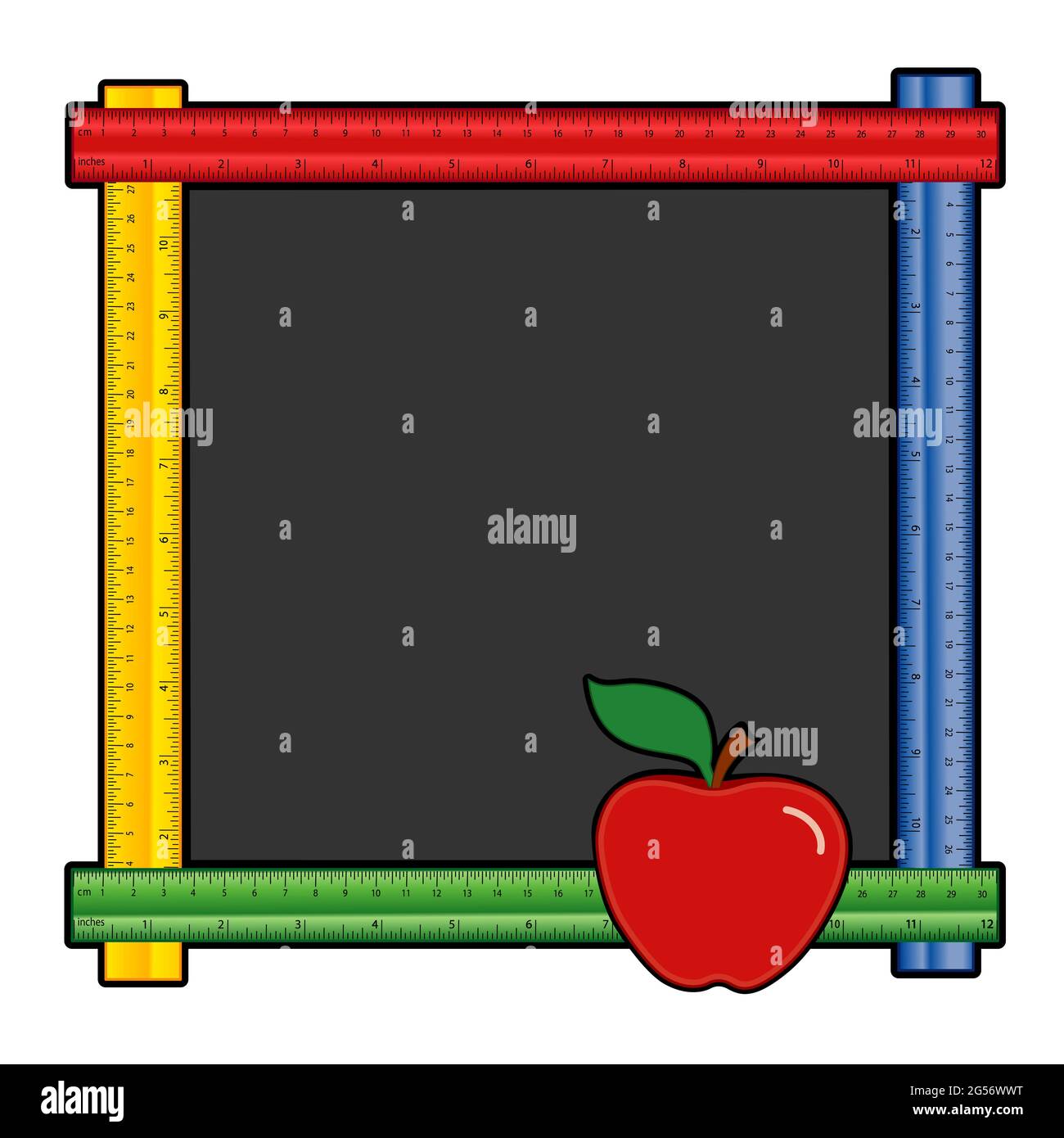 School Chalkboard Apple