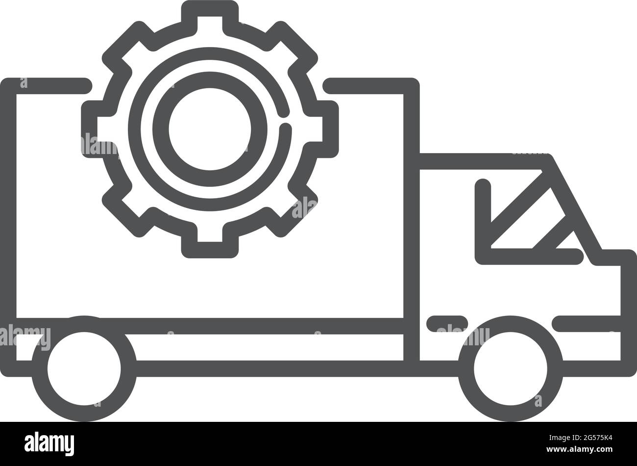 truck work outline Stock Vector Image & Art - Alamy