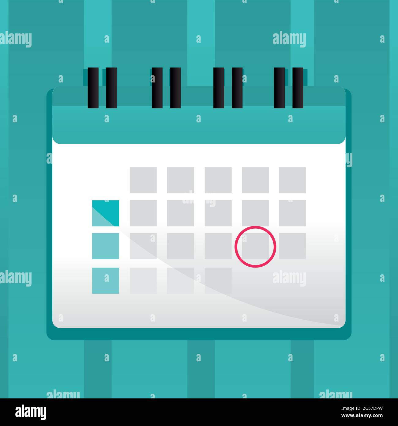 calendar and red circle Stock Vector Image & Art - Alamy