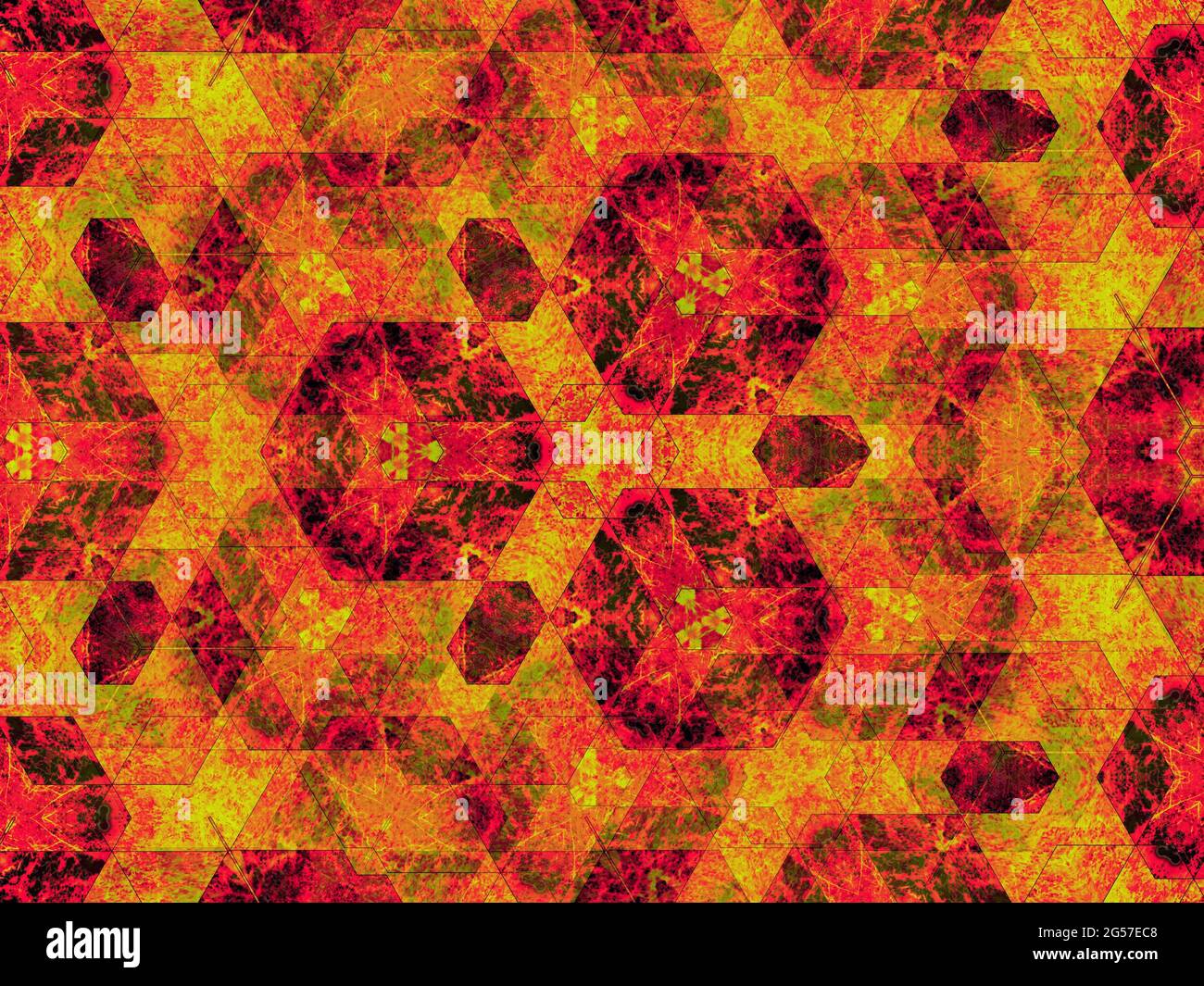 Illustration of a textured abstract background with bright yellow and ...