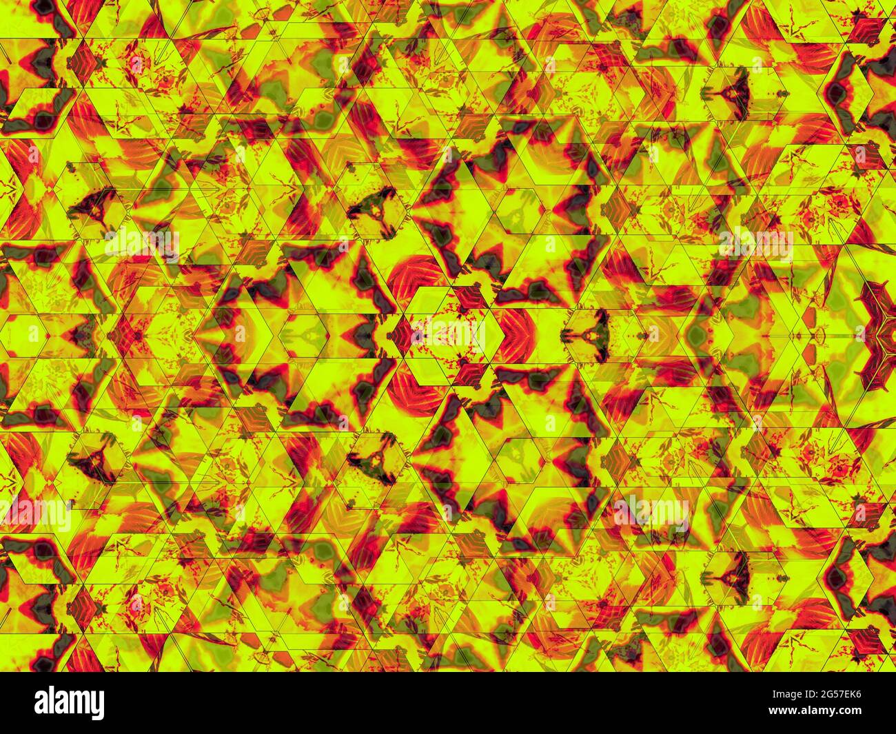 Illustration of a textured abstract background with bright yellow and ...