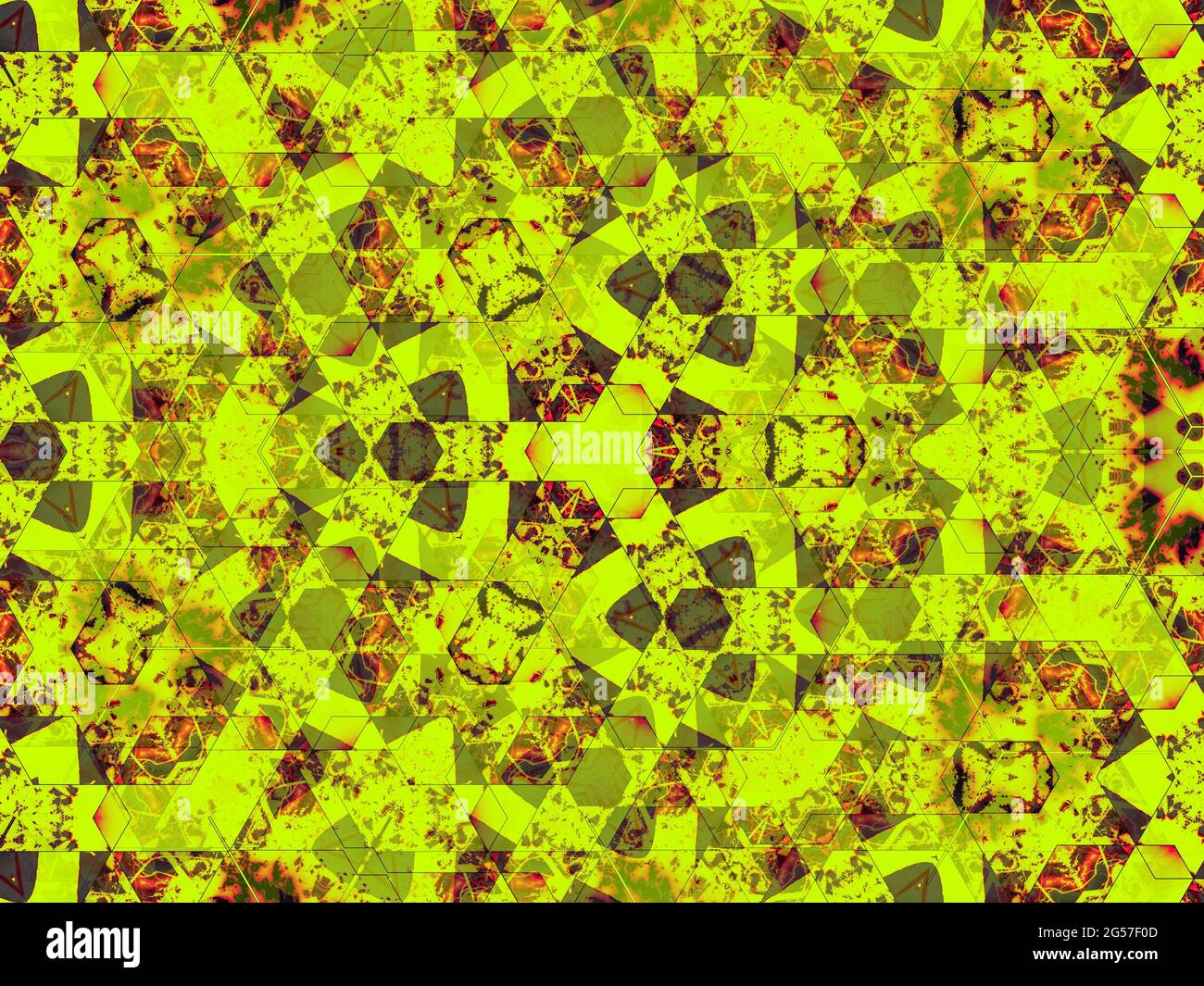 Illustration of a textured abstract background with bright yellow and ...