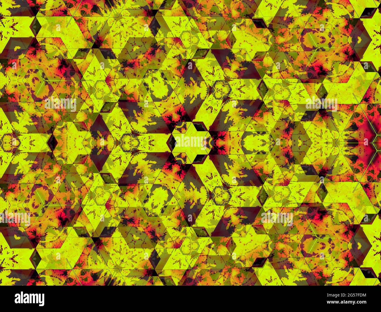 Illustration of a textured abstract background with bright red, black ...