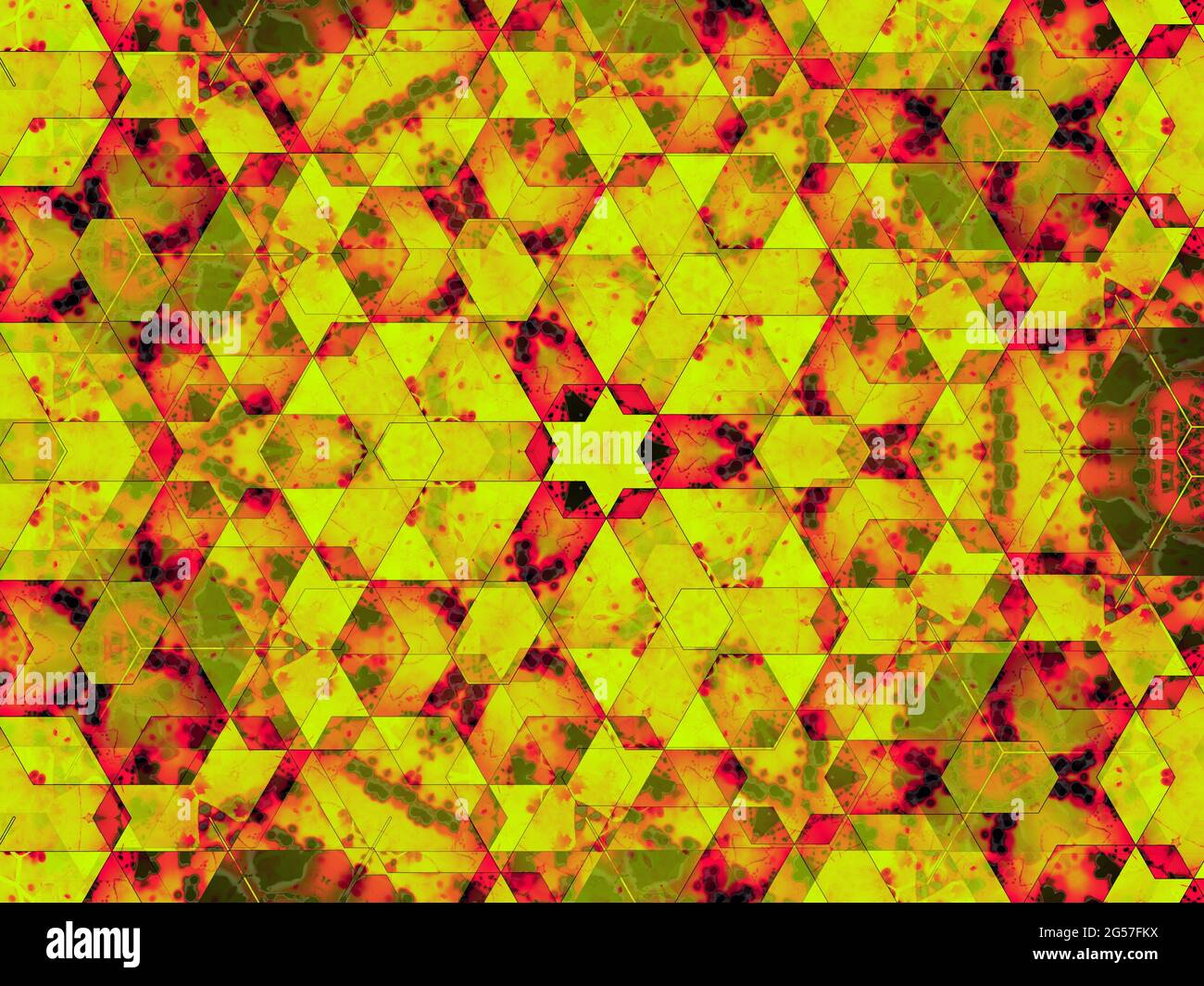 Illustration of a textured abstract background with bright red, black ...