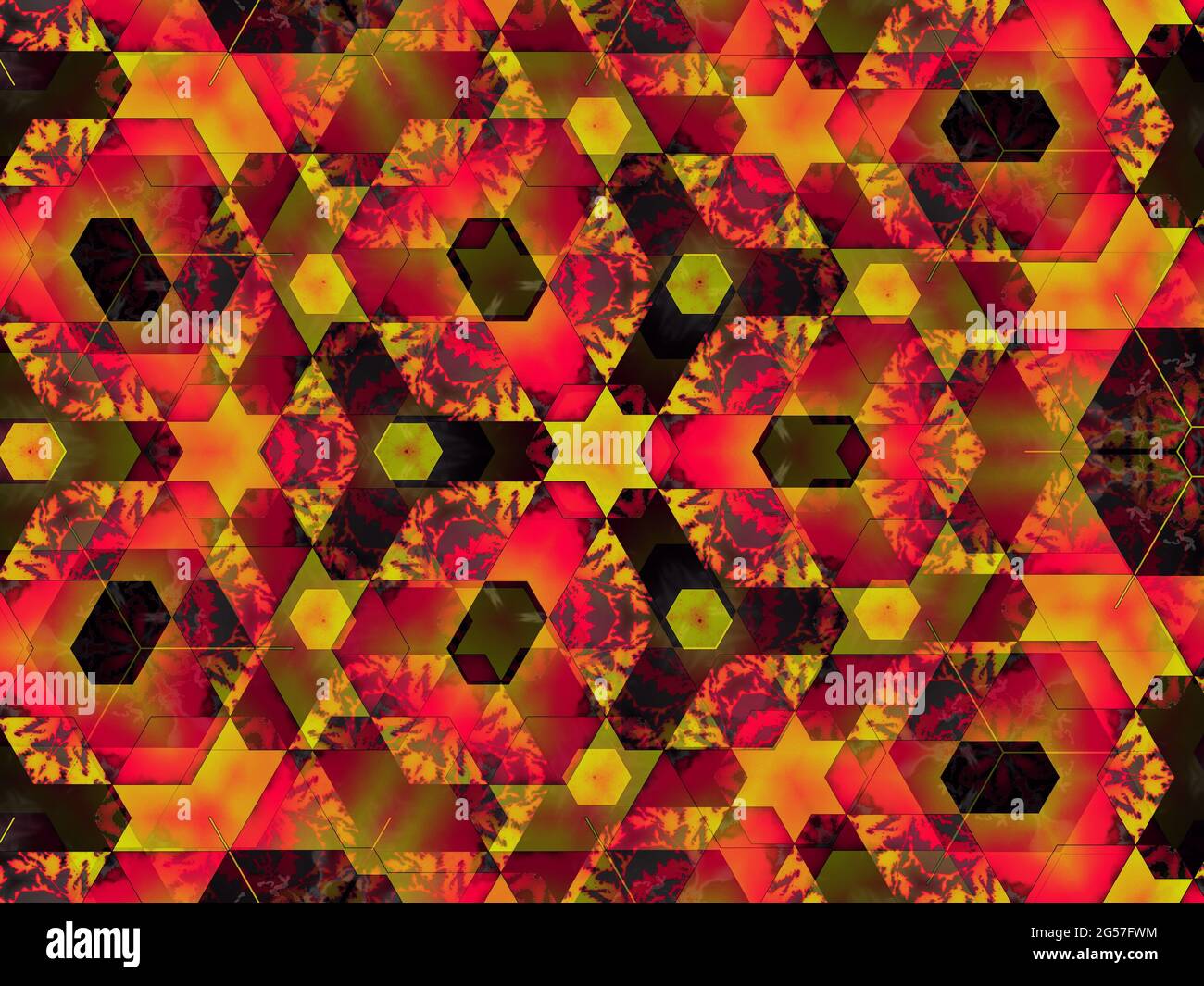 Illustration of an abstract background with dark red, yellow, and black ...