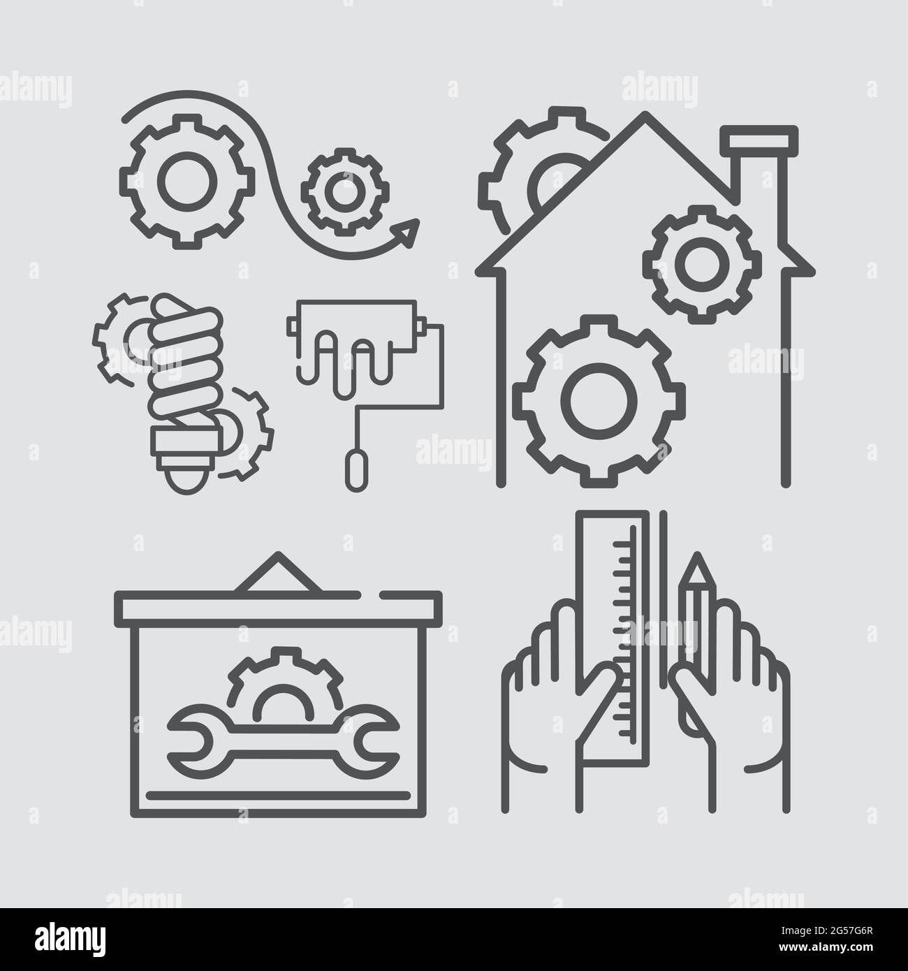 installing and construction Stock Vector Image & Art - Alamy