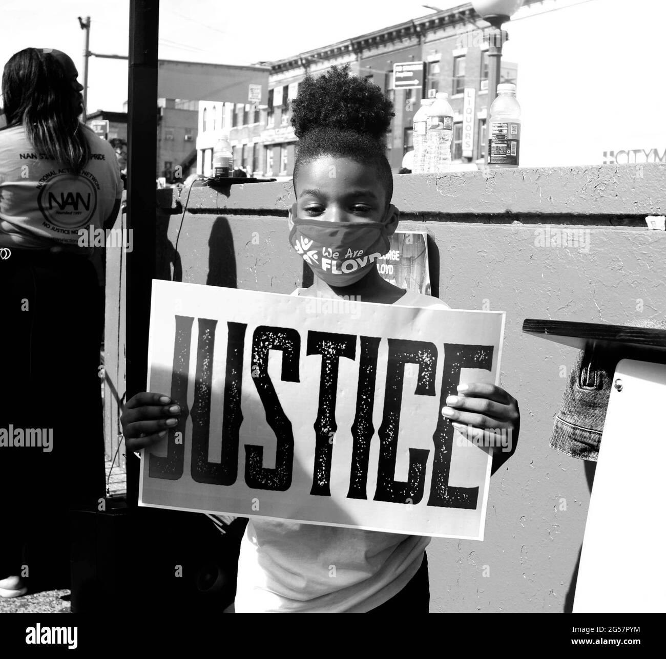 June 25, 2021, New York, New York, USA: George Floyd verdict rally held ...