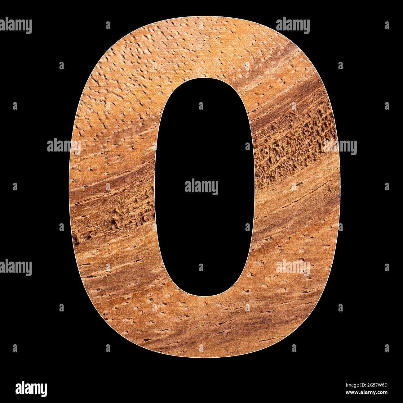 Number 0 - Zero digit on rustic wooden background Stock Photo - Alamy