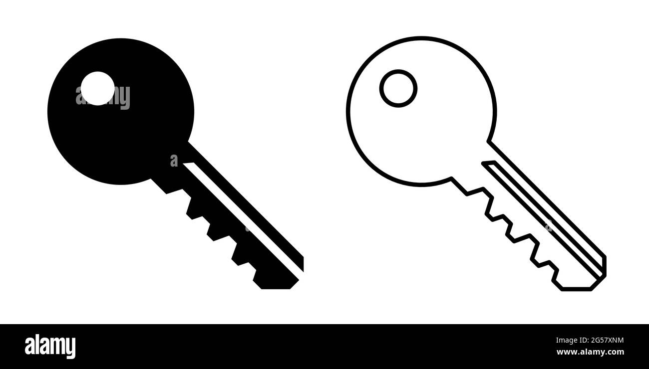 Key symbol vector vectors hi-res stock photography and images - Alamy