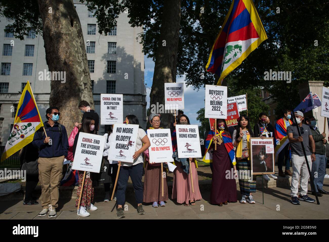 Myanmar tibet flag hi-res stock photography and images - Alamy