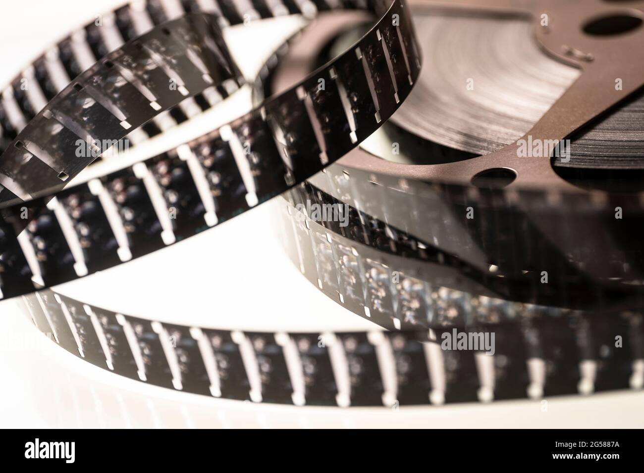 Close-up of 8 mm film reel Stock Photo - Alamy