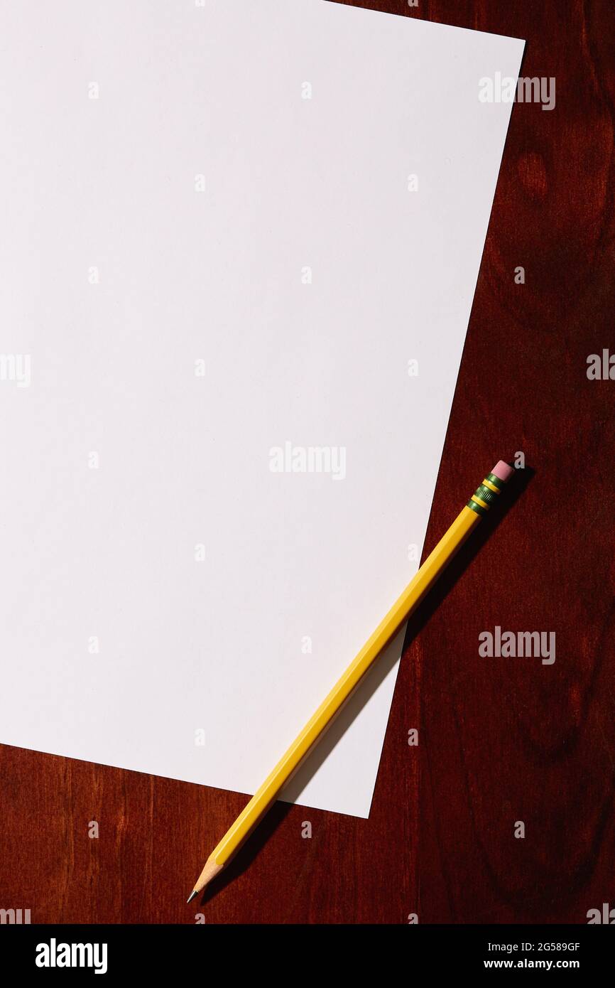 Overhead view of desktop hi-res stock photography and images - Alamy