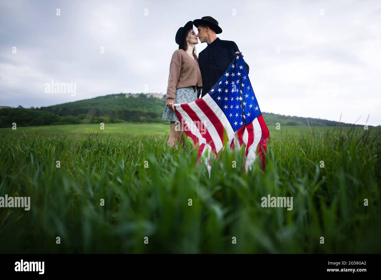 American flag star field hi-res stock photography and images - Alamy