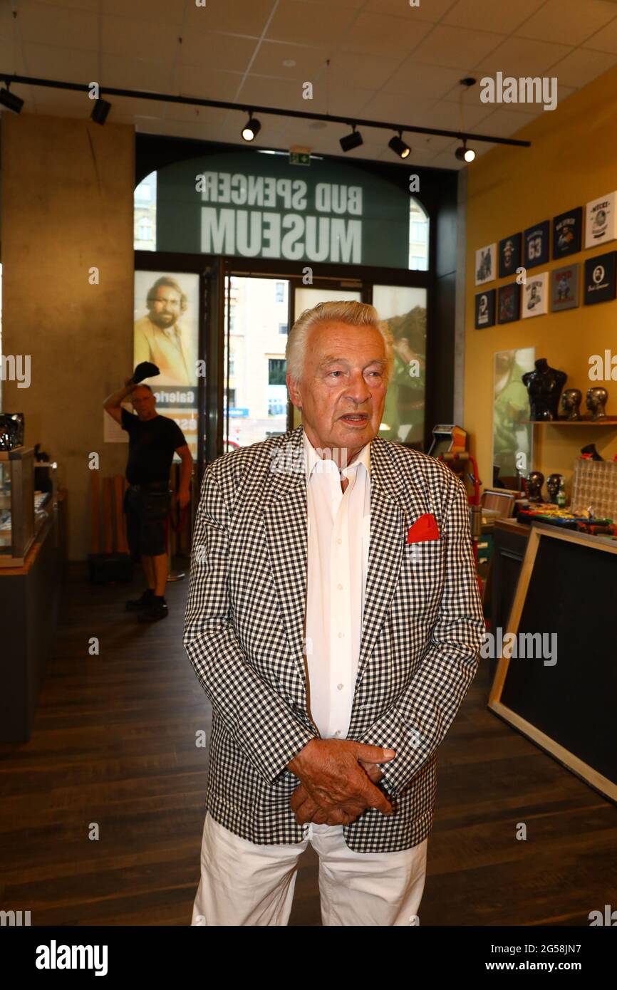 Rainer Brandt beim Pre-Opening vom Bud Spencer-Museum im Palazzo Italia ...