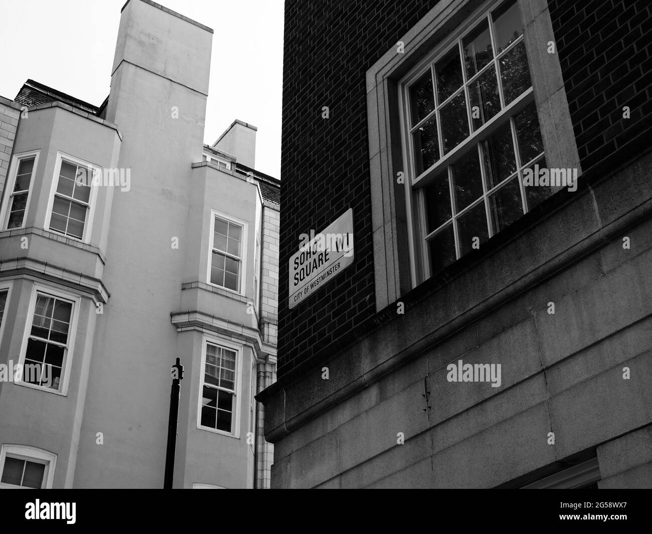 Soho square w1 Black and White Stock Photos & Images - Alamy