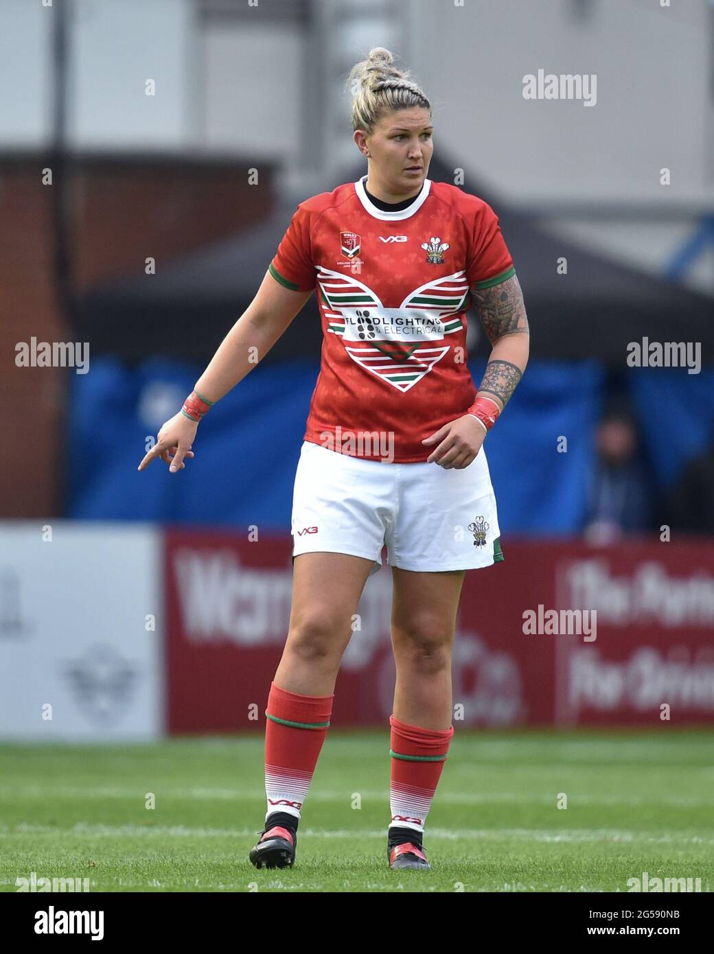 Lauren Aitken of Wales during the game Stock Photo - Alamy