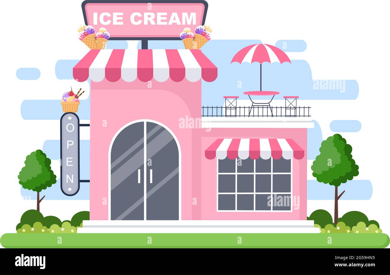 Ice Cream Shop Exterior High Resolution Stock Photography and Images ...