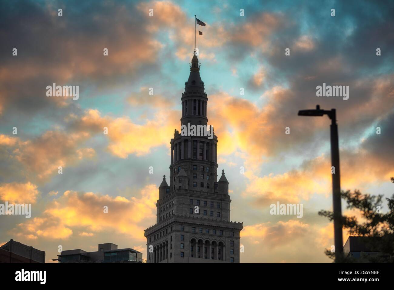 Terminal Tower in Cleveland Ohio Stock Photo - Alamy