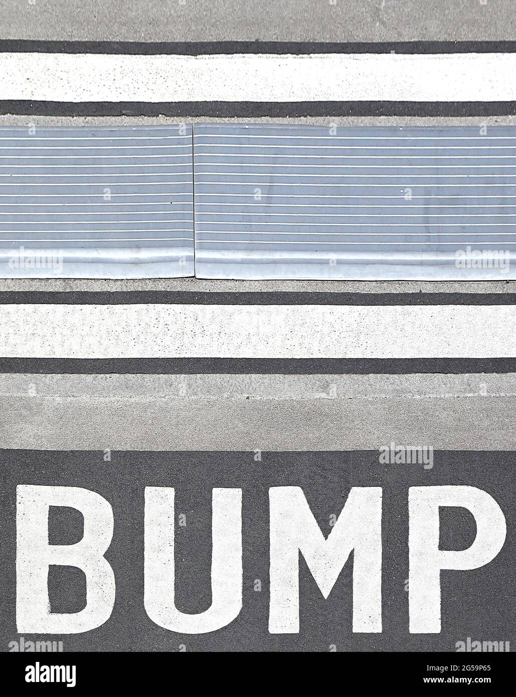 A Bump in the Road Stock Photo - Alamy