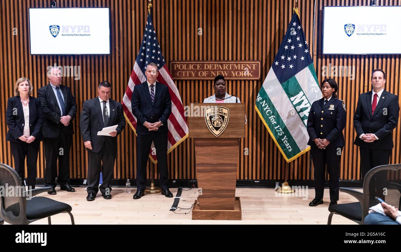 New York, NY - June 25, 2021: Bronx District Attorney Darcel Clark ...
