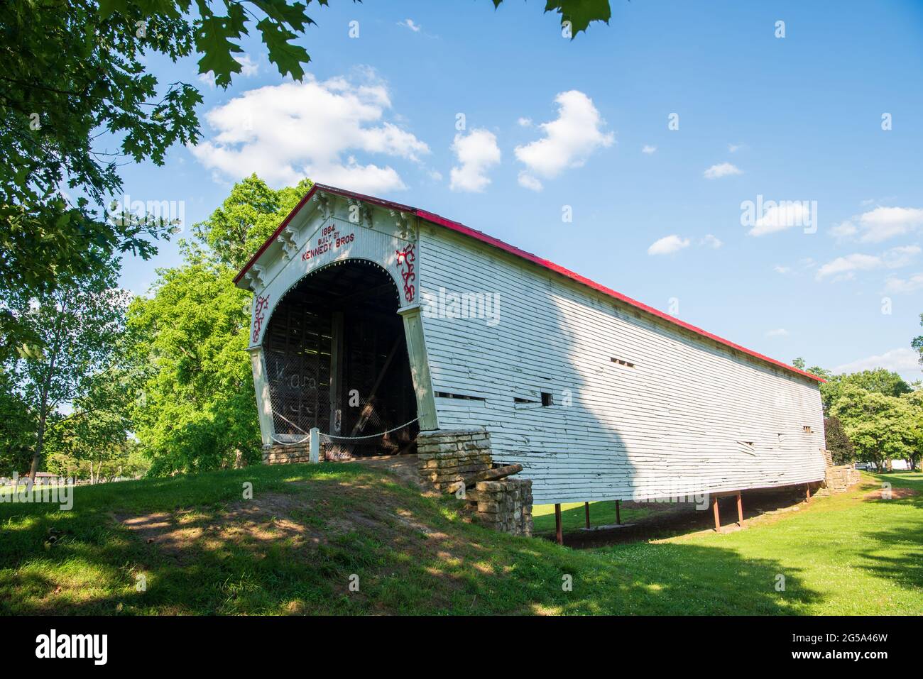 Longwood Covered Bridge is a historic Burr Arch Truss covered bridge ...