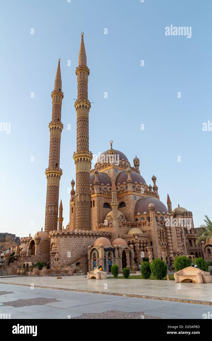 SHARM EL SHEIKH, EGYPT - JUNE 4, 2021: Al Sahaba Mosque in Sharm el ...