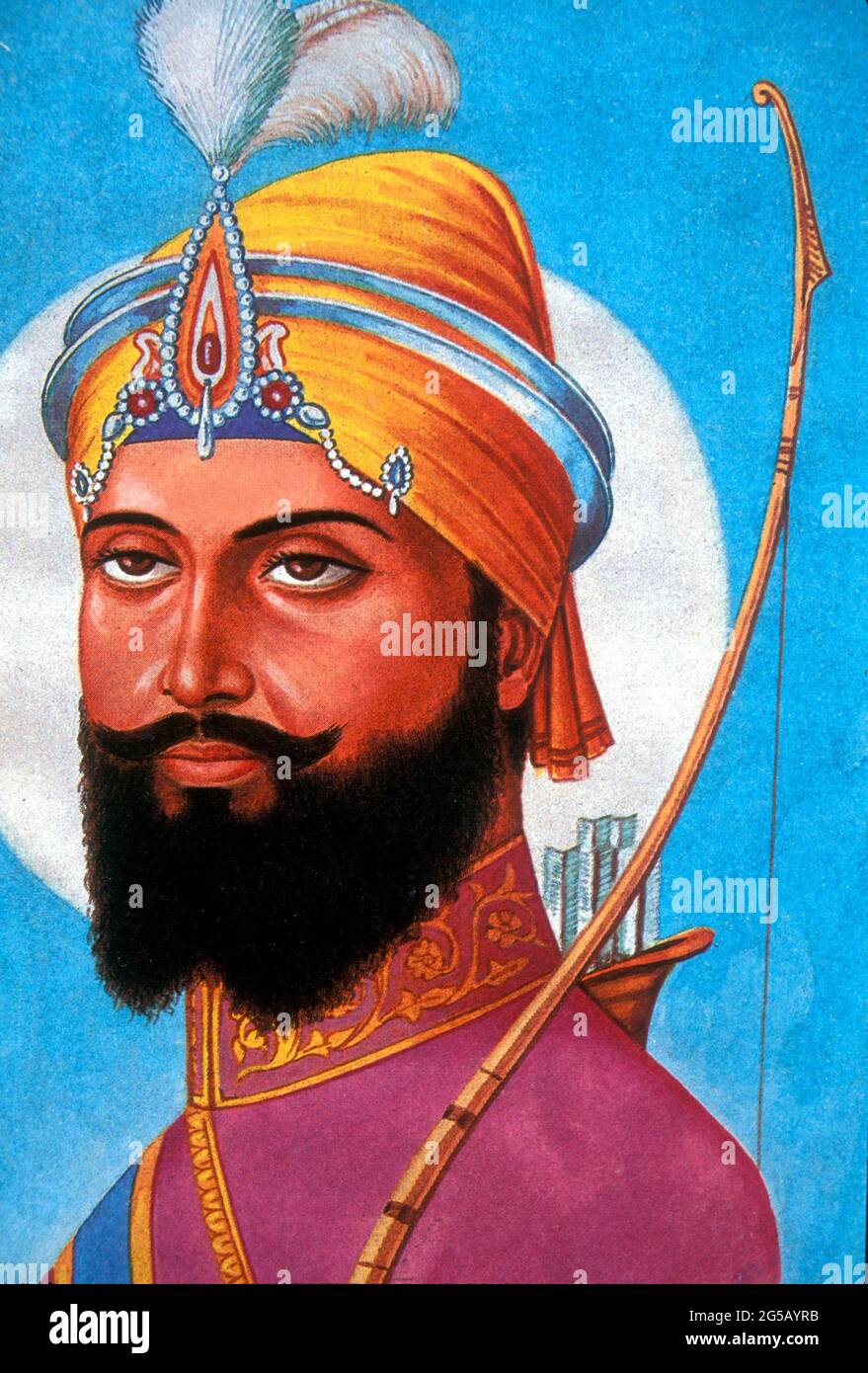 Sikh Warrior Painting